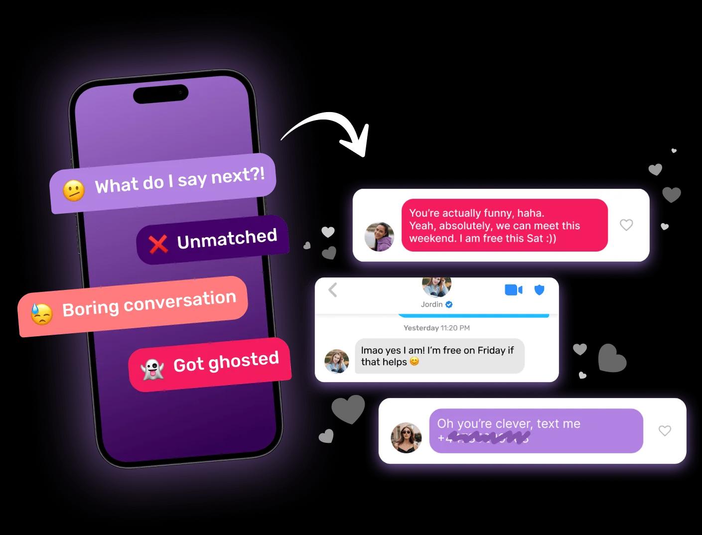 #1 AI Dating Assistant for Rizz Pick Up Lines - WingmanX