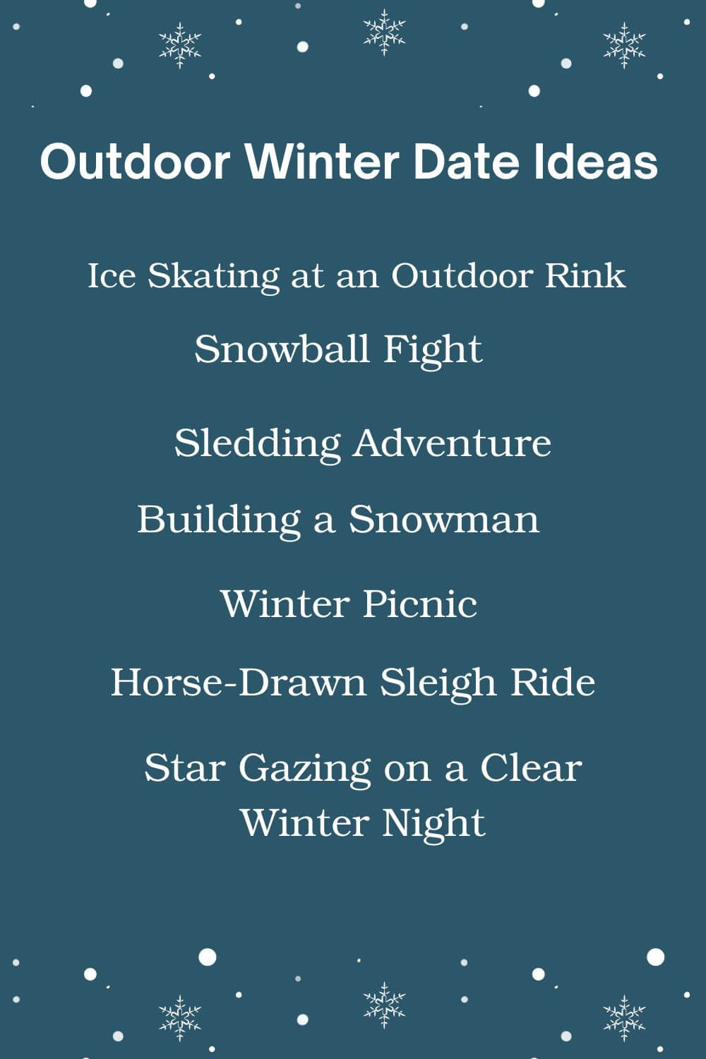 100 Winter Date Ideas: Cute, Free & Unique Activities | WingmanX